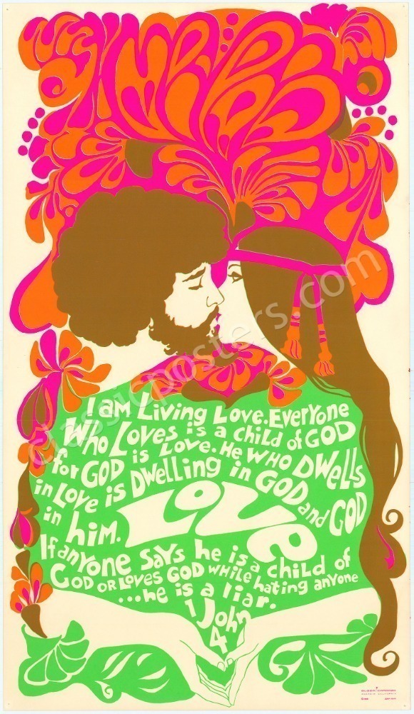 Fantastic 1969 Head Shop Poster