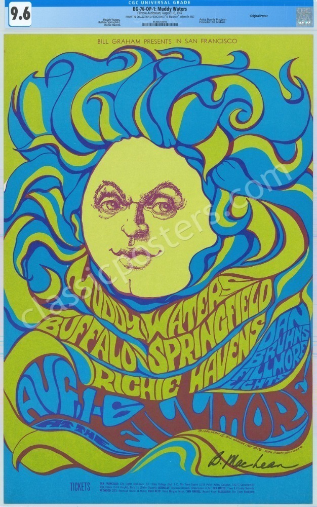 Superb Signed and Certified Type 1 BG-76 Poster