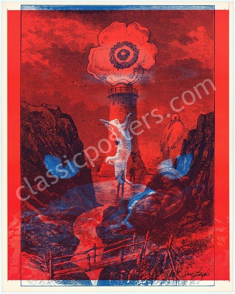 Signed David Singer Overprint Poster