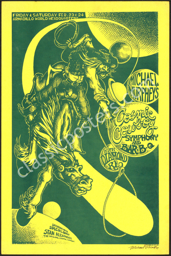 Signed Michael Murphy Armadillo Poster