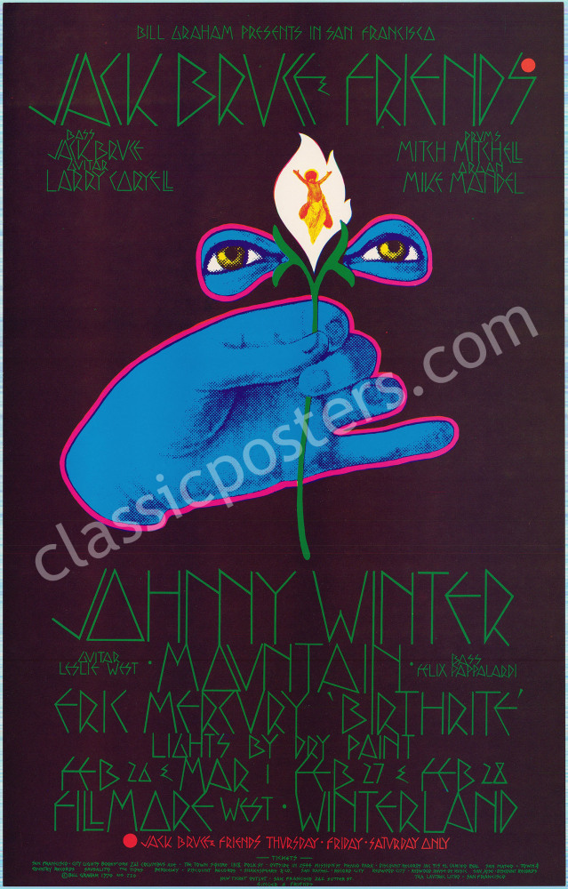 Two David Singer Posters for The Fillmore