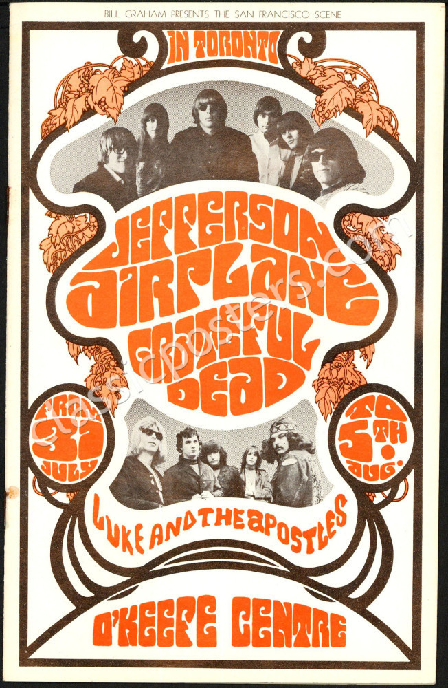 Rare BG-74 Grateful Dead Toronto Program
